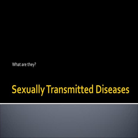 Sexually transmitted disease | PPT