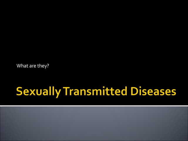 Sexually transmitted infections: Prevention | PDF