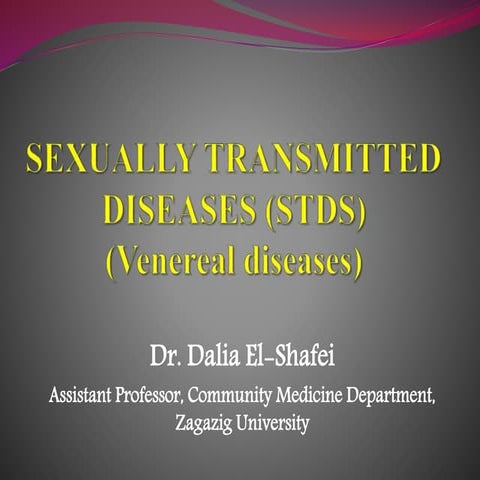 Sexually Transmitted Diseases (STDs) | PPTX
