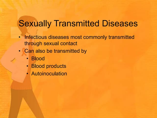 Sexually Transmitted Infections (STI’s) Presented By Theresa Lowry ...