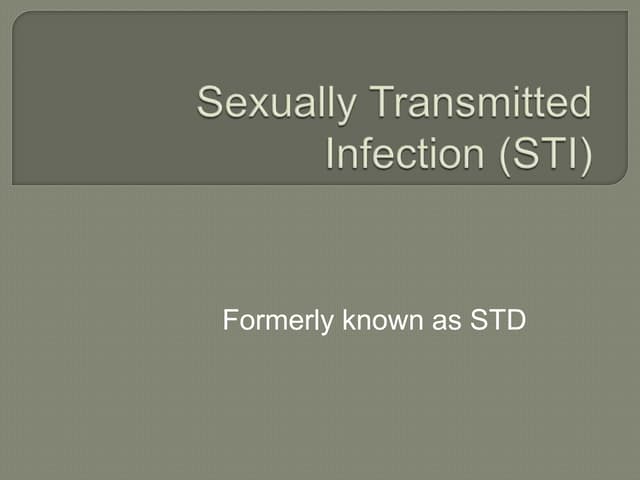 Sexually transmitted infections: Prevention | PDF