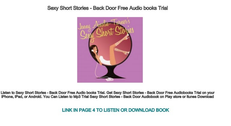 Sexy Short Stories Back Door Free Audio Books Trial