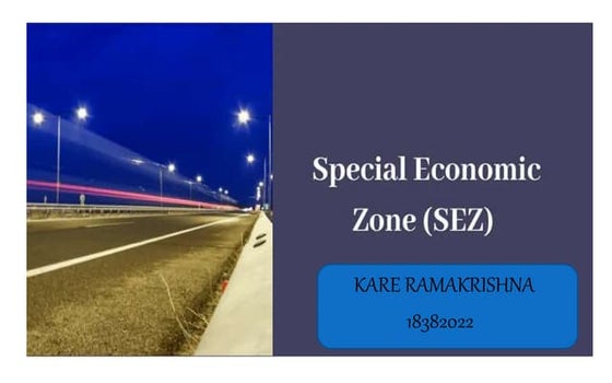 Special economic zones | PPT