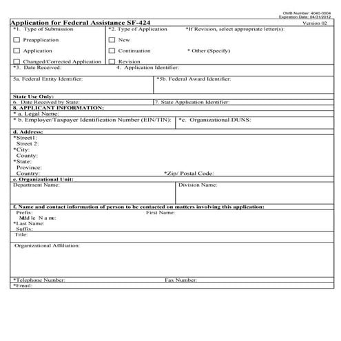 Sf 424 fillable (1) (3) (1) 999 | PDF