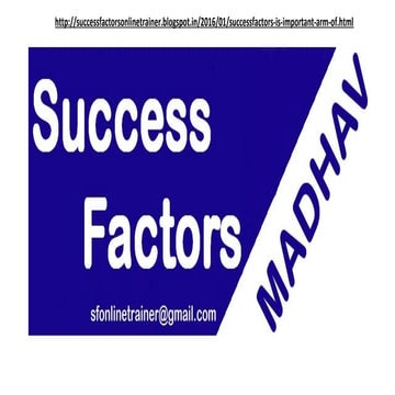 Successfactors Online Training | PPT