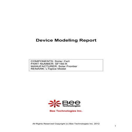 SPICE MODEL of SF150-K , LTspice Model in SPICE PARK | PDF | Technology & Computing