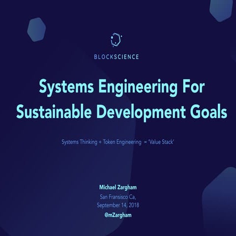 Systems Engineering for Sustainable Development Goals | PDF