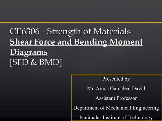 SFD & BMD | PPT