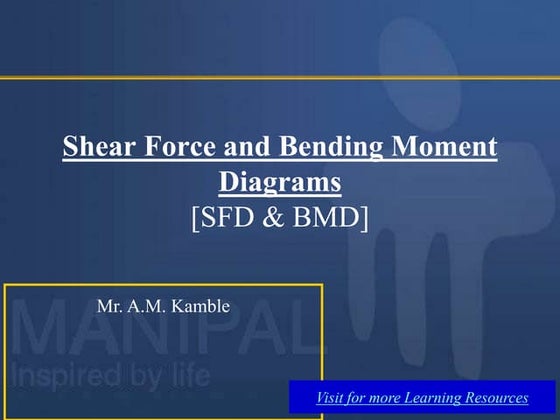 SFD BMD | PPTX | Physics | Science