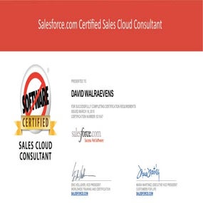 SFDC Certified Sales Cloud Consultant | PDF
