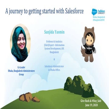 Sfdc journey by sanjida yasmin | PPTX