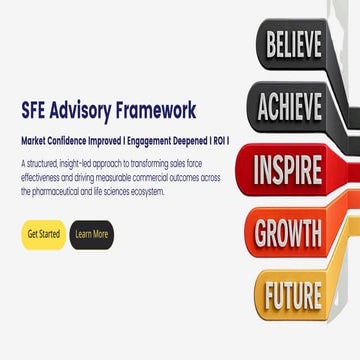 SFE Advisory Framework Pharma ROI Attainment | PDF