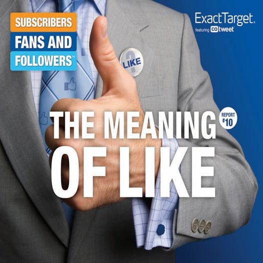 The Meaning of a Facebook 'Like' | PPT