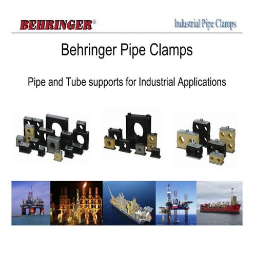 Industrial Pipe Clamps | PDF | Home Appliances | Home & Garden