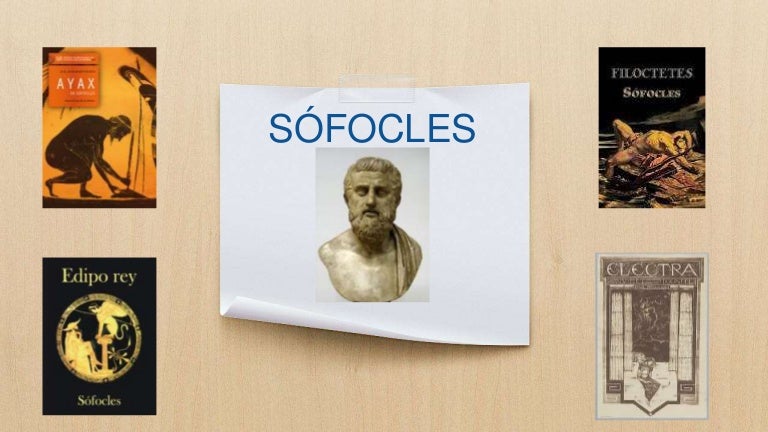 Sófocles y algunas de sus obras