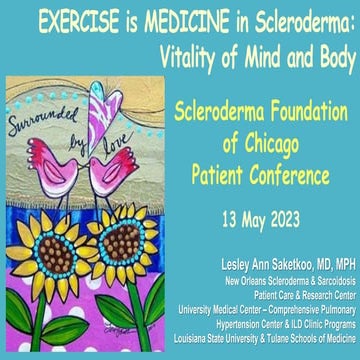 Exercise as Medicine in Scleroderma | PPT