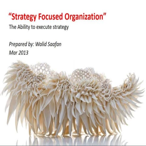 Strategy Focused Organization concept outline | PDF