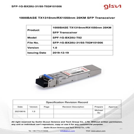 sfp-1g-bx20u-1310nm-1550nm-20km-bidi-fiber-transceiver-151006.pdf