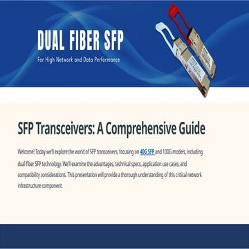 Buy 40g SFP and 100G SFP | Dual Fiber SFP | PPTX