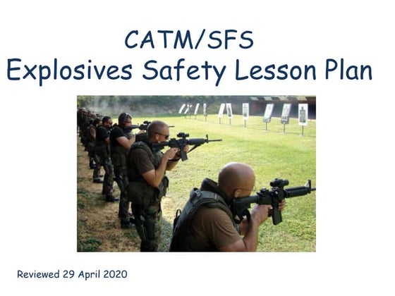 Range Safety Procedure | PPT