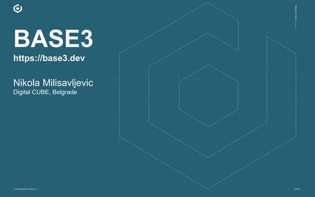Sfscon 2020 Nikola Milisavljevic Base Python Rest Api Framework Ppt