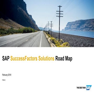 SAP SuccessFactors Solutions Road Map | PDF