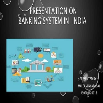 Banking system in India | PPTX
