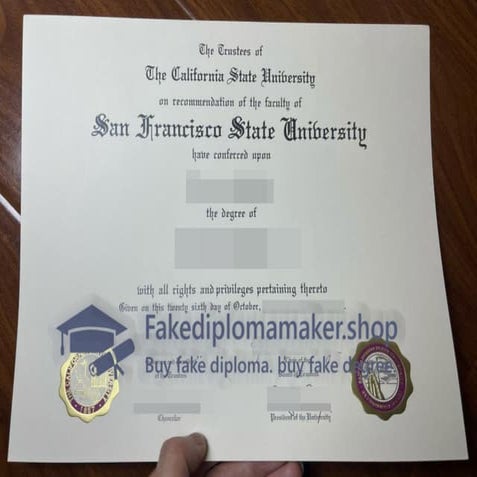SFSU diploma, buy San Francisco State University degree | PPT