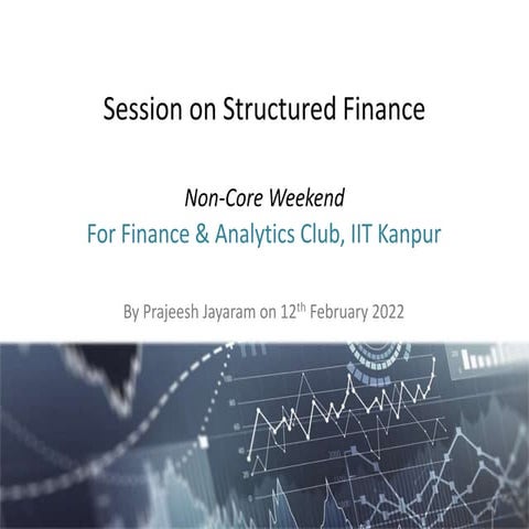 Talk on Structured Finance | PPTX