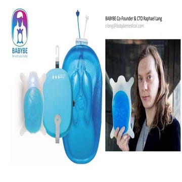 BABYBE Raphael Lang @ WT Conferences | Wearable Technologies San ...