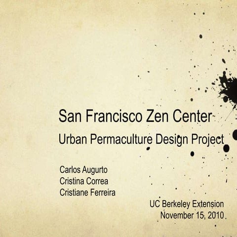 SF Zen Center Design Presentation | PPTX