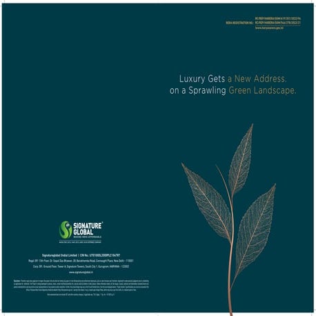 The Ridge Residency Sector 25 Sohna Affordable Luxury Housing Project | PDF