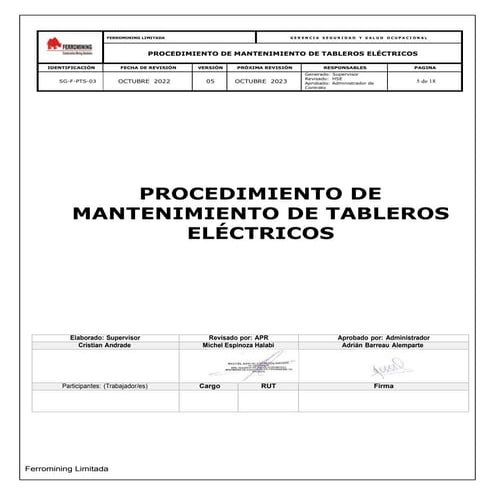 SG-F-PTS-03 MANTENIMIENTO DE TABLEROS ELÉCTRICOS .docx