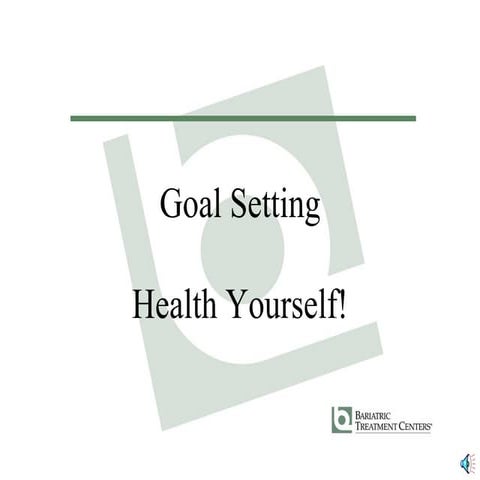 Sg lifestyle-health goal setting-revisions | PPT