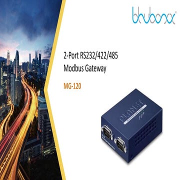 2 Port Modbus gateway | PDF | Computer Networking | Computing