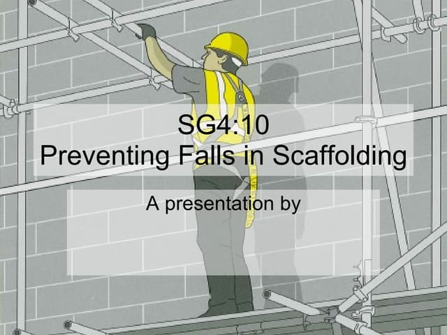 Scaffold safe work method statement | PDF