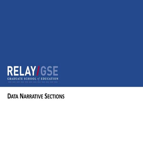 Data Narrative Sections | PPTX