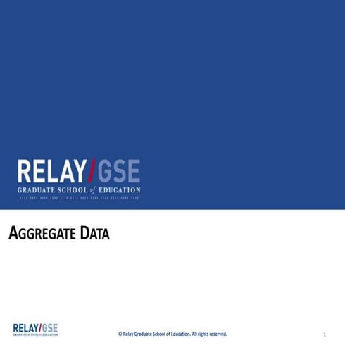 Aggregate Data | PPT