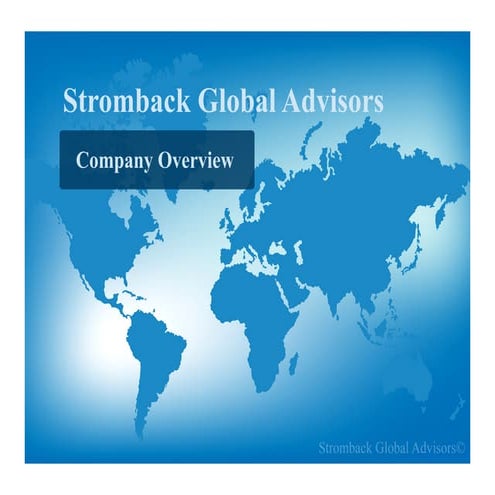Stromback Global Advisors Overview | PDF