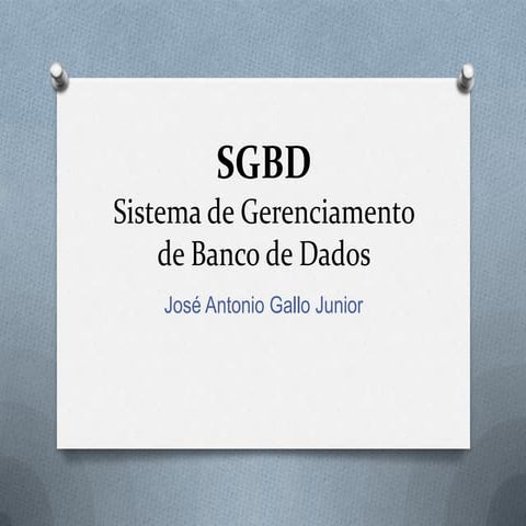 SGBD | PPTX