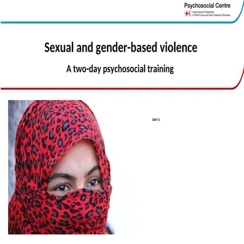 sexual and gender based violence presentaion | PPT