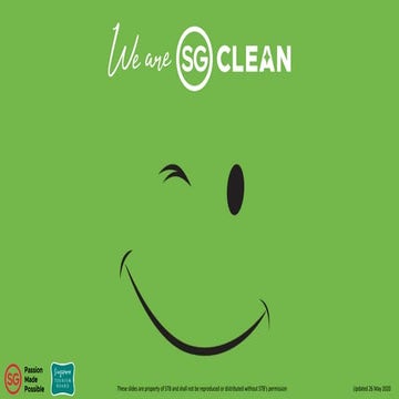 SG Clean für ein nachhaltig sicheres Singapur - Presentation | PPT