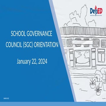 DepEd School Governing Council (SGC) Orientation | PPTX