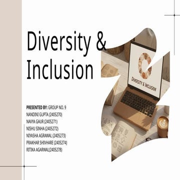 Diversity & Inclusion in the Workplace | PPTX