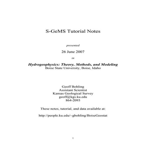 Utilização do SGeMS | PDF