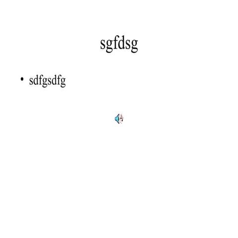 Sgfdsg | PPT