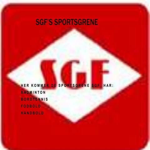 Sgf’s sportsgrene | PPTX
