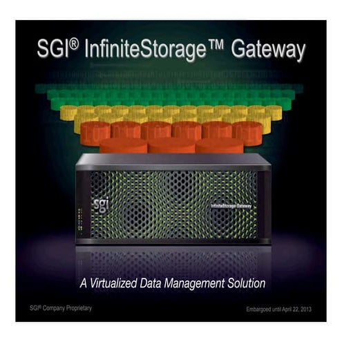 Sgi infinite storage gateway | PPT