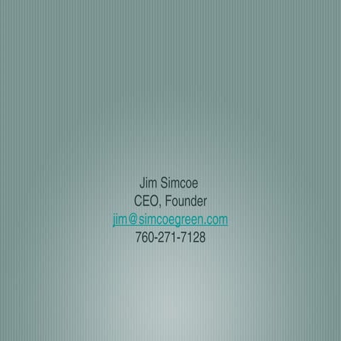 Simcoe Green Homes - A Socially Responsible Investment in Real Estate ...