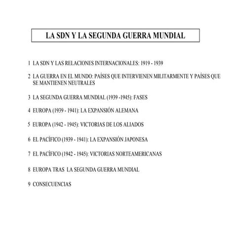 La segunda guerra mundial | PPTX
